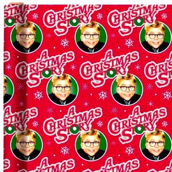 Hallmark | Holiday | A Christmas Storyred Ralphie Gift Wrapping Paper ...